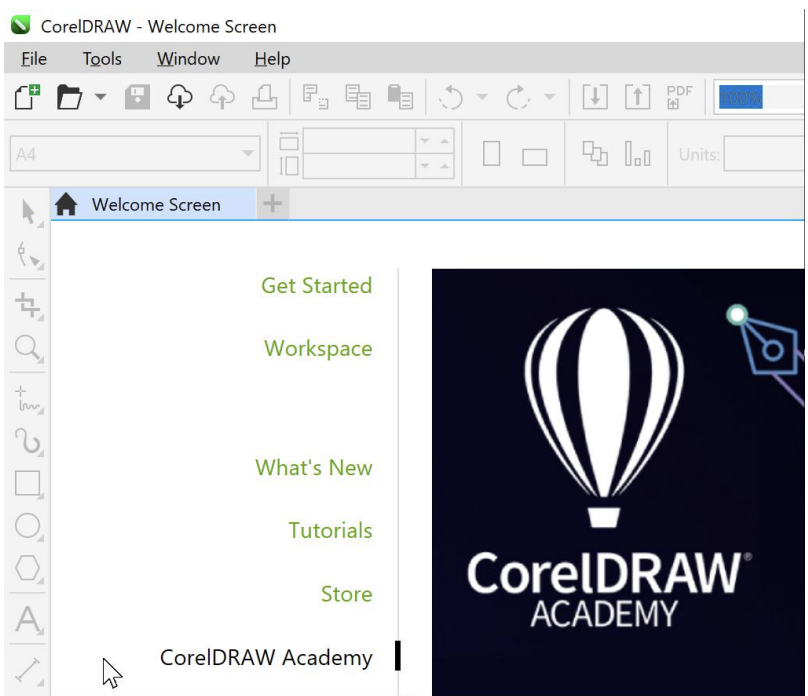 KB Corel: Accessing CorelDRAW Academy